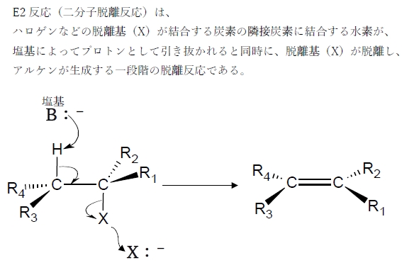 109回薬剤師国家試験問102 （S）-2-ブロモペンタンのE2反応